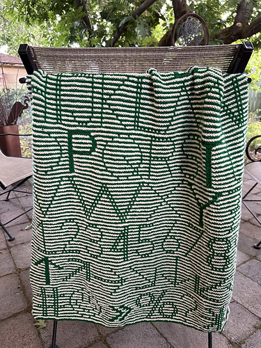 Ravelry: Knit Grotesk ABC-Blanket pattern by Rüdiger Schlömer