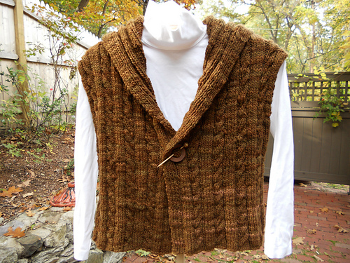 Ravelry: Ribbed Vest pattern by Rosemary Drysdale