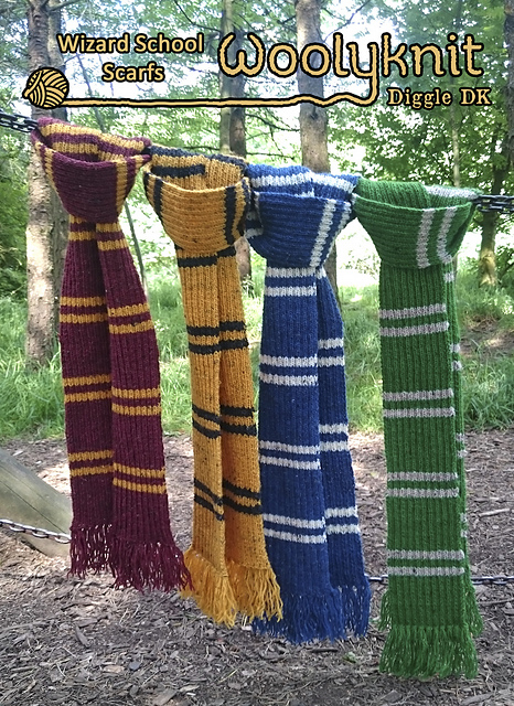 Ravelry: Postcard - Wizard School Scarfs pattern by Danielle Parkin