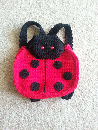 Ravelry: Lady Bug Backpack pattern by Patsy Harbor
