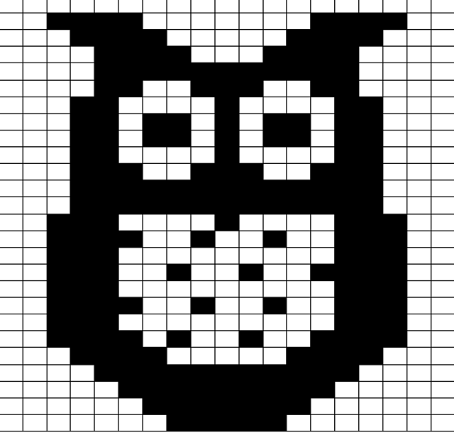Ravelry: owl chart pattern by Jo Ryan