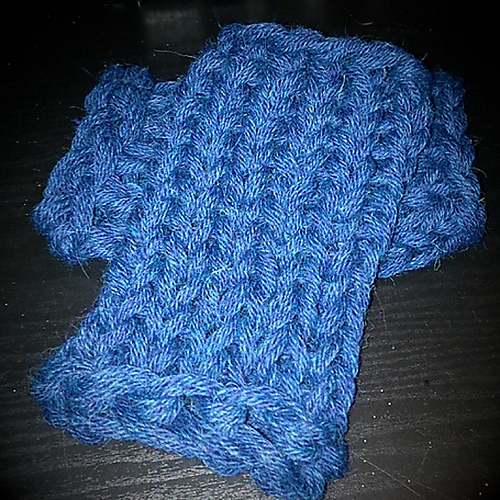 Ravelry: Four Strand Quick Knit Wristlets pattern by Julia Martinez