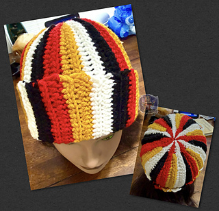 Ravelry: Pinwheel Pop Beanie pattern by Michelle Fowler