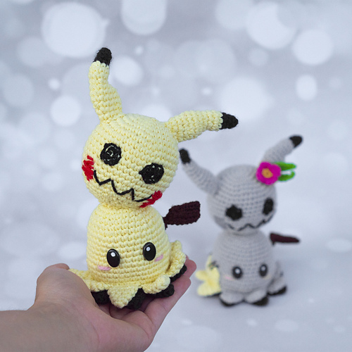 Ravelry: Mimikyu & Mimikins pattern by Nerea Gomis