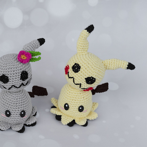 Ravelry: Mimikyu & Mimikins pattern by Nerea Gomis