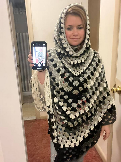 Ravelry: Hooded Poncho By Rissa pattern by Marissa Henderson
