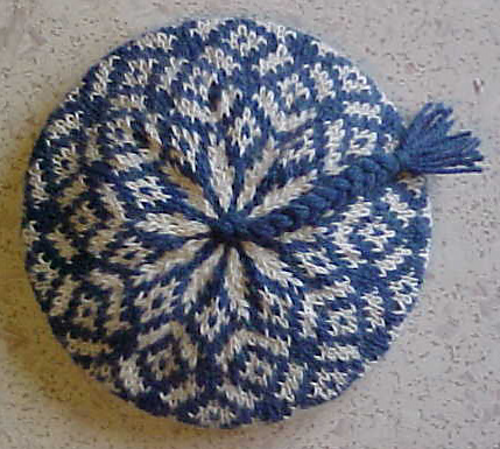 Ravelry: Lattice Work Fairisle Cap C-15 pattern by Leslie Verts