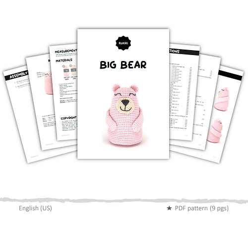 Ravelry: Big BEAR pattern by RoKiKi