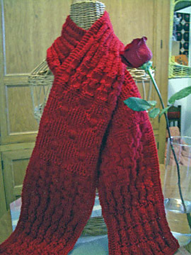 Ravelry: Red Scarf 1 pattern by Marie deChatelaine