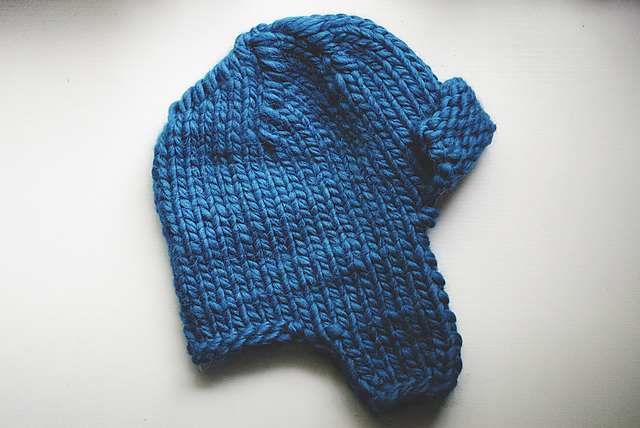 Ravelry: yarnattacks' Blue Trapper Hat