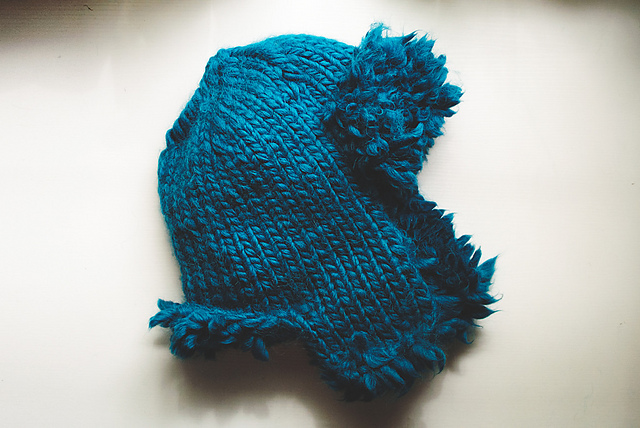 Ravelry: yarnattacks' Blue Trapper Hat