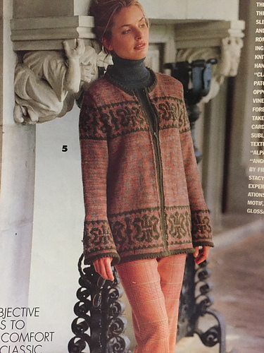 Ravelry: #05 Royal Zip Jacket pattern by Shirley Paden