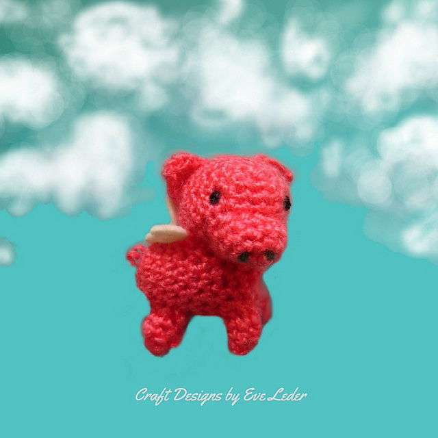Ravelry: Flying Pig Stocking Stuffer pattern by Eve Leder
