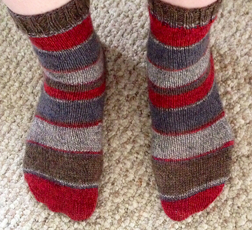 Ravelry: Easy Magic Loop Sock pattern by Courtney Aten