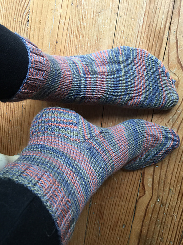 Ravelry: Easy Magic Loop Sock pattern by Courtney Aten
