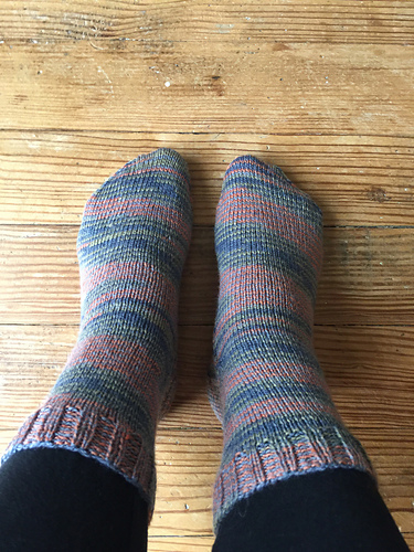 Ravelry: Easy Magic Loop Sock pattern by Courtney Aten