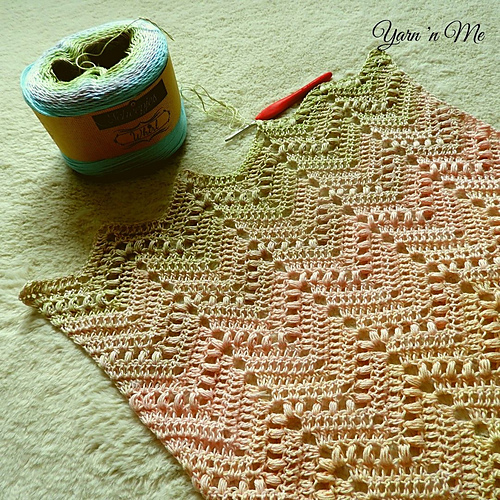 Ravelry: Puffs on Slalom Scarf pattern by Raji Ashok