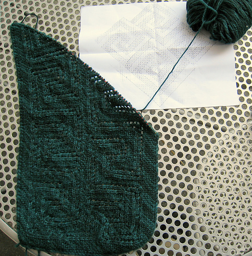 Ravelry: Greek Key Lace Scarf pattern by Jay Petersen