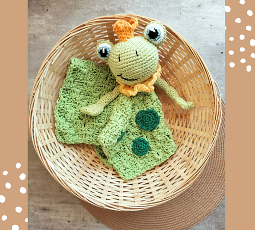 Ravelry: Prince Ribbit Frog lovey pattern by Yarn over with Natasha Smuts