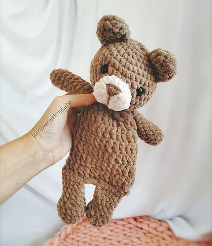 Ravelry: The velvet cuddle bear pattern by Yarn over with Natasha Smuts