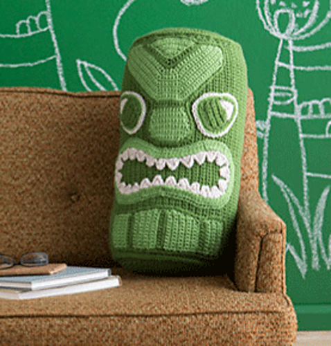 Ravelry: Tiki Head Bolster pattern by Brenda K. B. Anderson