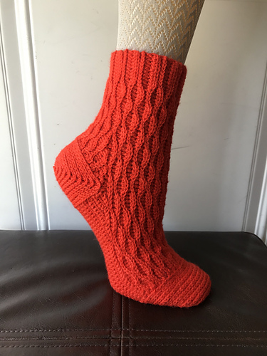 Ravelry: Fireside Socks pattern by Brenda K. B. Anderson