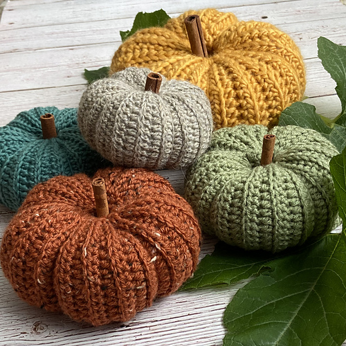 Ravelry: Crocheted Pumpkin Patch pattern by Brenda K. B. Anderson