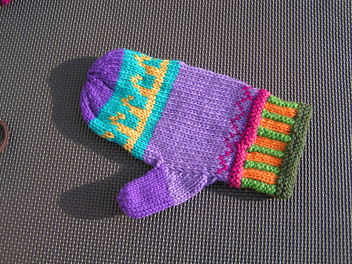 Ravelry: Color Me Warm Mittens pattern by Colleen Brooks