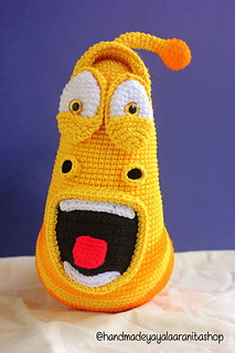 Ravelry: Amigurumi Yellow Larva Cartoon pattern by Delia Cecilia ...