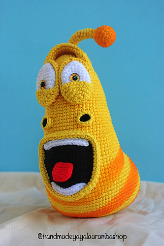 Ravelry: Amigurumi Yellow Larva Cartoon pattern by Delia Cecilia ...