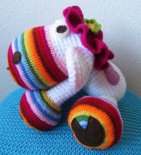 Ravelry: Little Rainbow Cow pattern by YOLANDA DEL REY