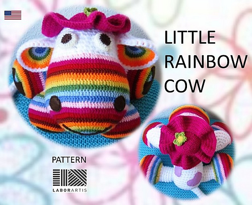 Ravelry: Little Rainbow Cow pattern by YOLANDA DEL REY