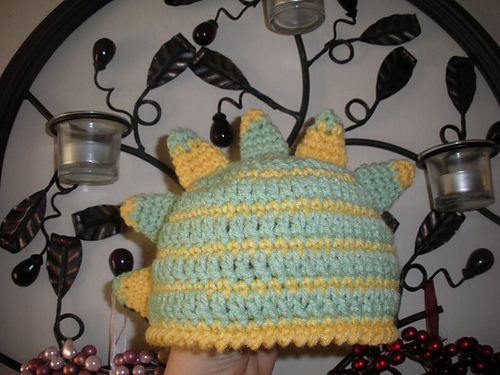 Ravelry: Crazy Dinosaur Mohawk Beanie pattern by Monique Engh