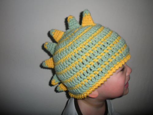 Ravelry: Crazy Dinosaur Mohawk Beanie pattern by Monique Engh