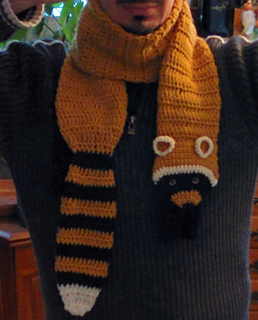 Ravelry: yenzie's Red Panda Scarf Crochet Pattern
