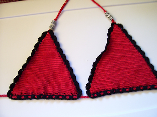 Ravelry: The Little Red Bikini pattern by Sandi Hagan