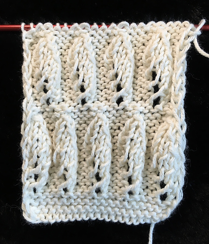 Ravelry: Beeton's Willow Leaf Strip pattern by Vicki Monthei