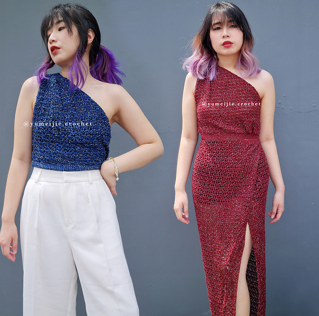 Ravelry: Alexis top and dress pattern by Ruanjie Yumeijie