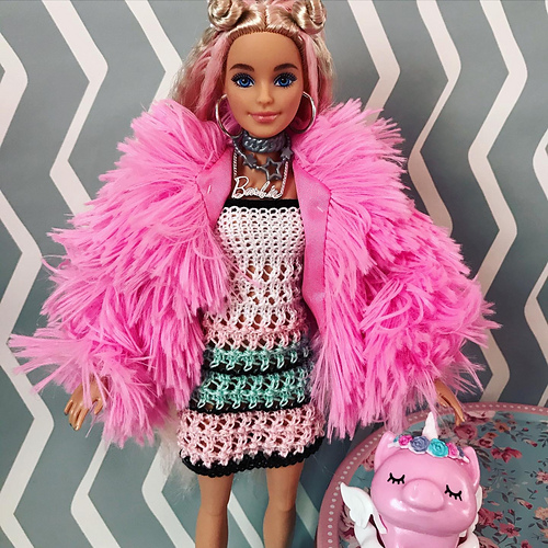 Ravelry: Summer Openwork Dress Barbie pattern by Elena Canon