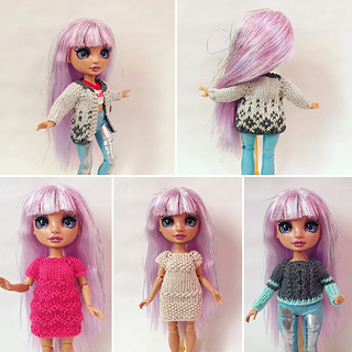 Ravelry: Clothes for Rainbow High doll pattern by Elena Canon