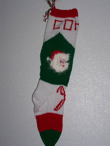 Ravelry: Jumbo Santa Claus Stocking pattern by Emile Bernat & Sons Company