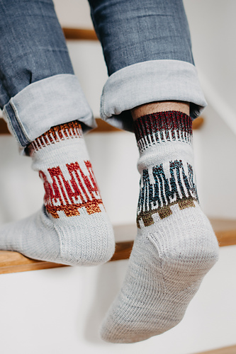 Ravelry: Brooklyn Memories Socks pattern by Zanete Knits