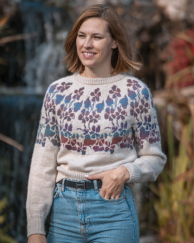 Ravelry: Sweet Violet Sweater pattern by Zanete Knits