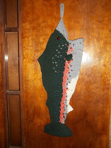 Ravelry: Merry Chris-Fish Christmas Stocking pattern by Linda Taylor