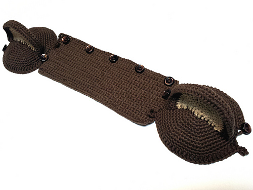 Ravelry: Monkey Ears Headphones Cover pattern by Stacy Pamela