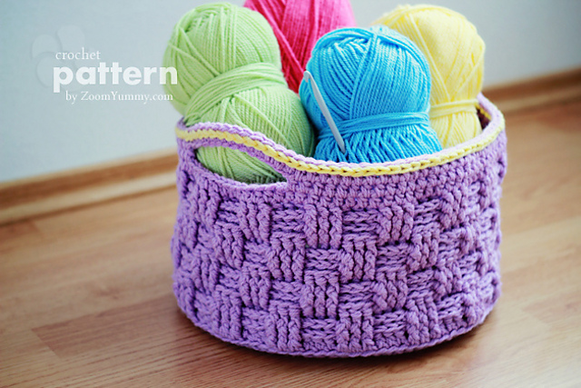 Ravelry: Big Crochet Basket pattern by zoom yummy