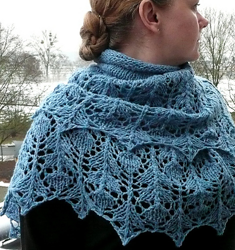Ravelry: Blue Thistle Shawl pattern by Susanna IC